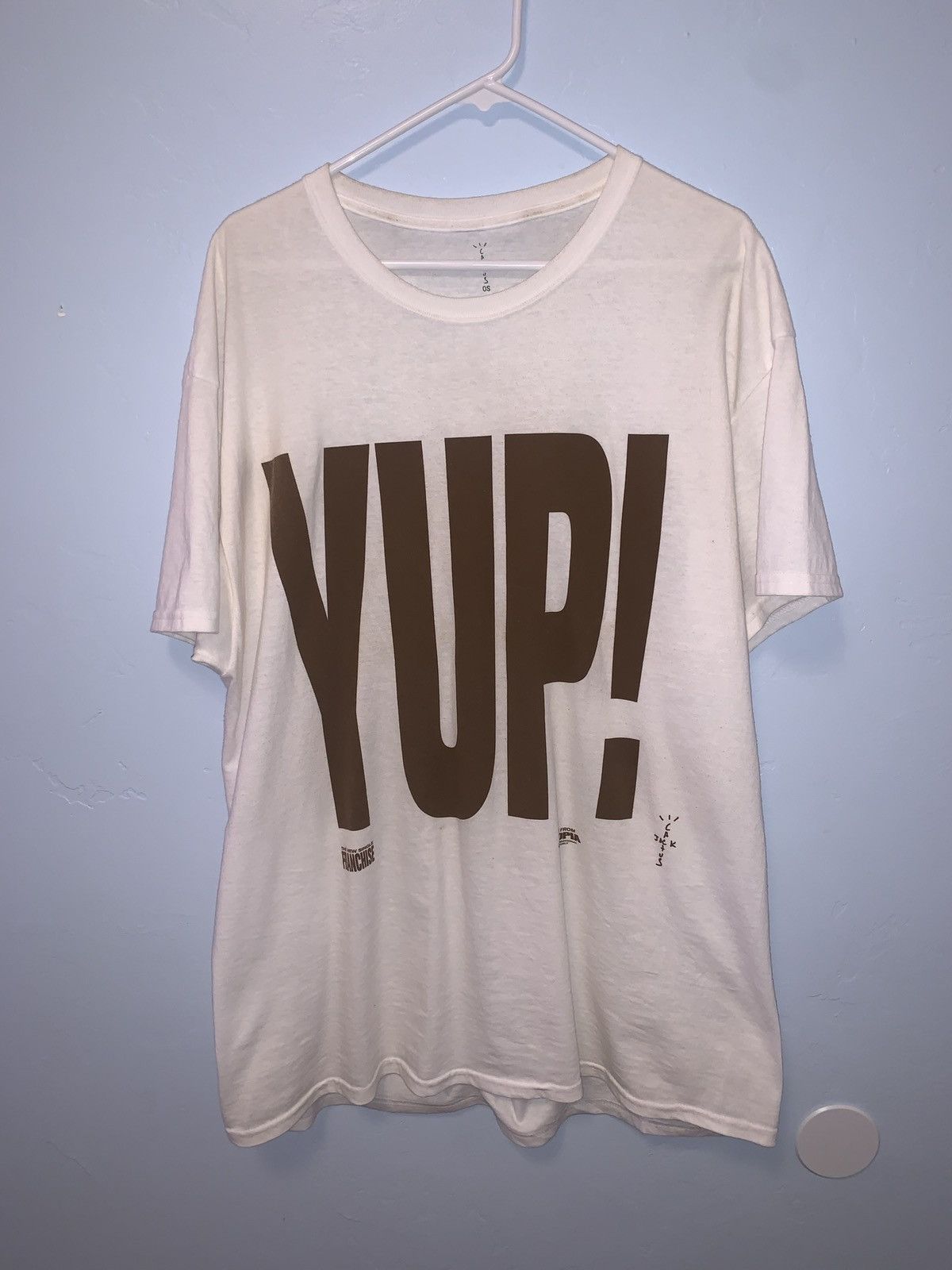 Travis Scott Travis Scott Franchise “YUP” Tee OS | Grailed