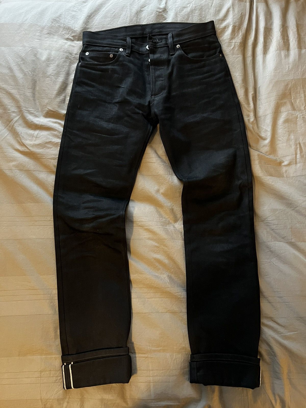 3sixteen 3Sixteen ST-220x Slim Tapered Double Black Selvedge | Grailed
