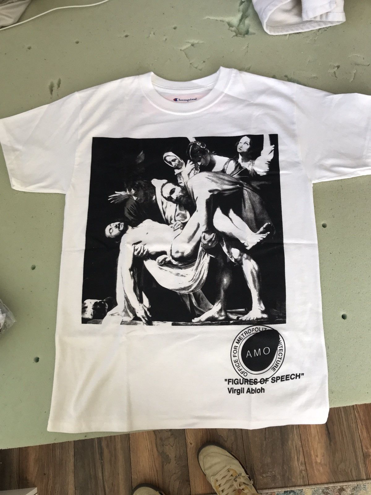 Off-White Figures of Speech Jesus painting Virgil Abloh brand new | Grailed