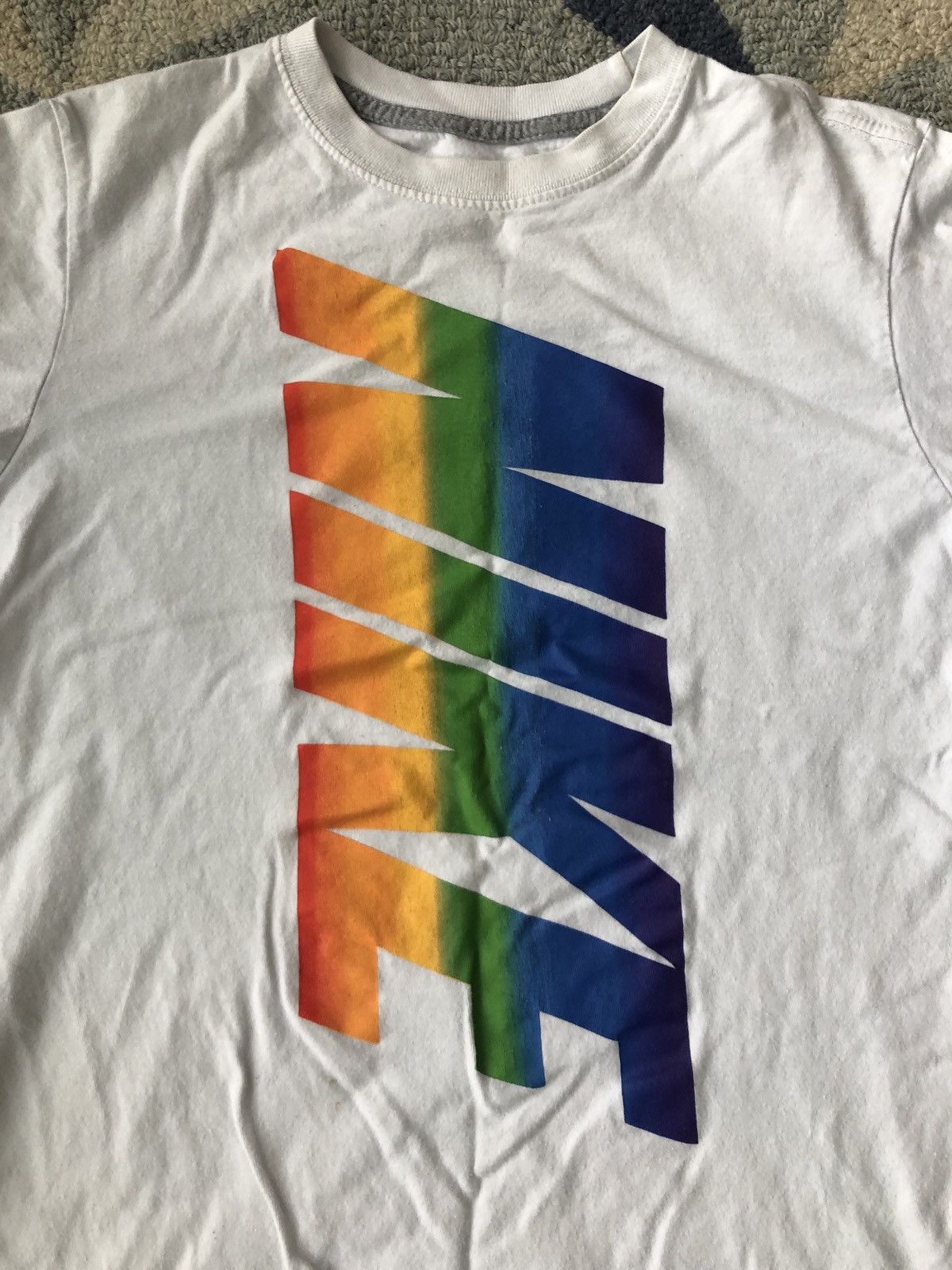 Nike × Vintage Nike rainbow tee | Grailed