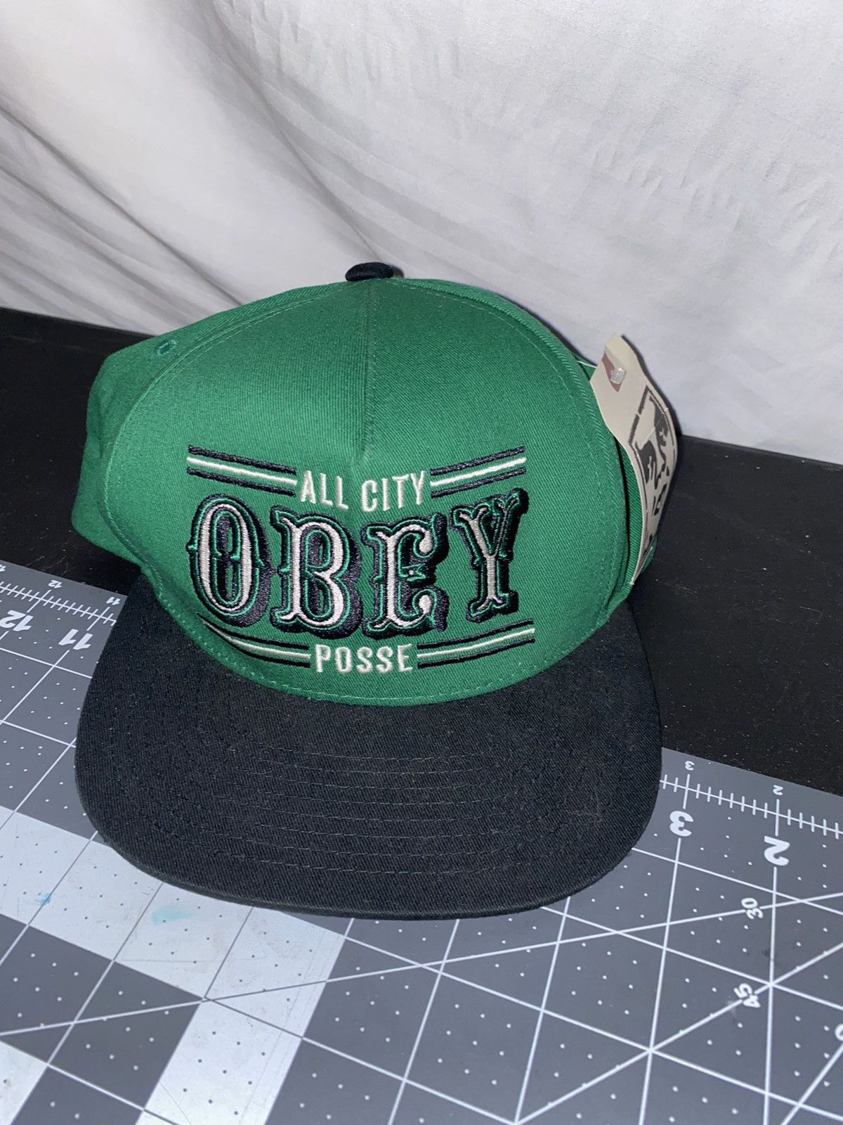 Obey Obey Green Hat | Grailed