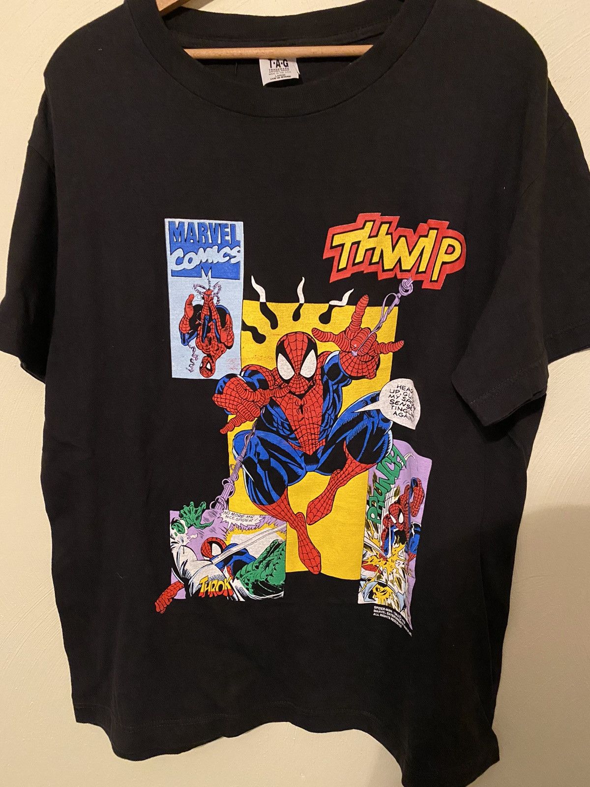 Marvel Comics × Vintage Rare Vintage 1993 Spider-Man Marvel All Over ...
