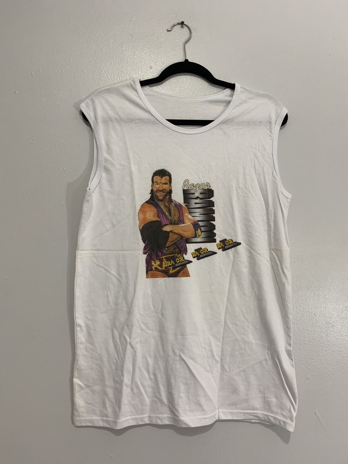 Vintage Vintage Wwe Wwf wrestling Razor Ramon Tank Top | Grailed