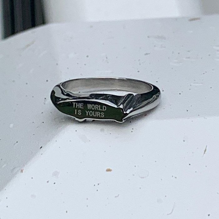 Streetwear Scarface Blimp Ring The World Is Yours | Grailed