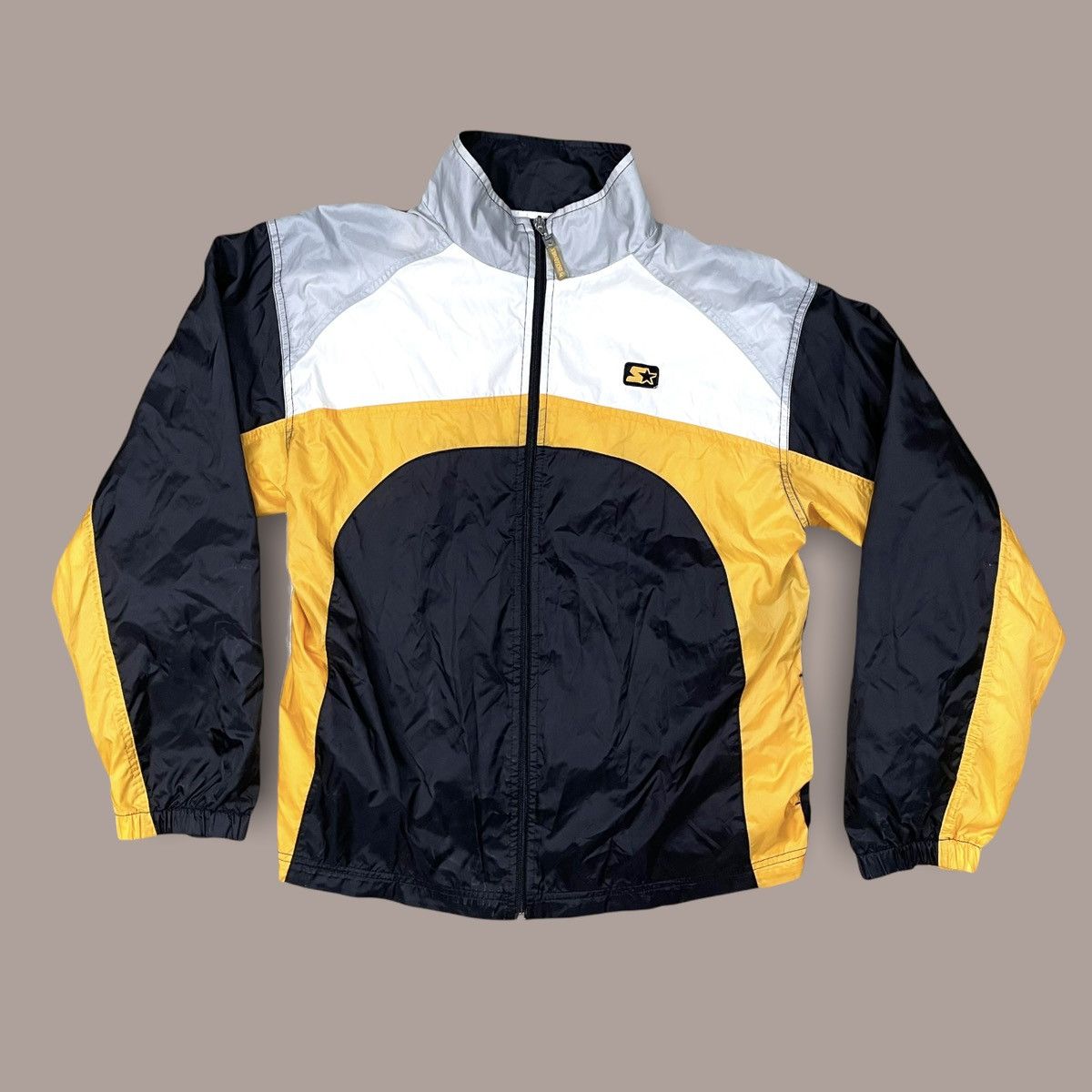 Starter Super Sick Black And Yellow Starter Jacket 1990s | Grailed