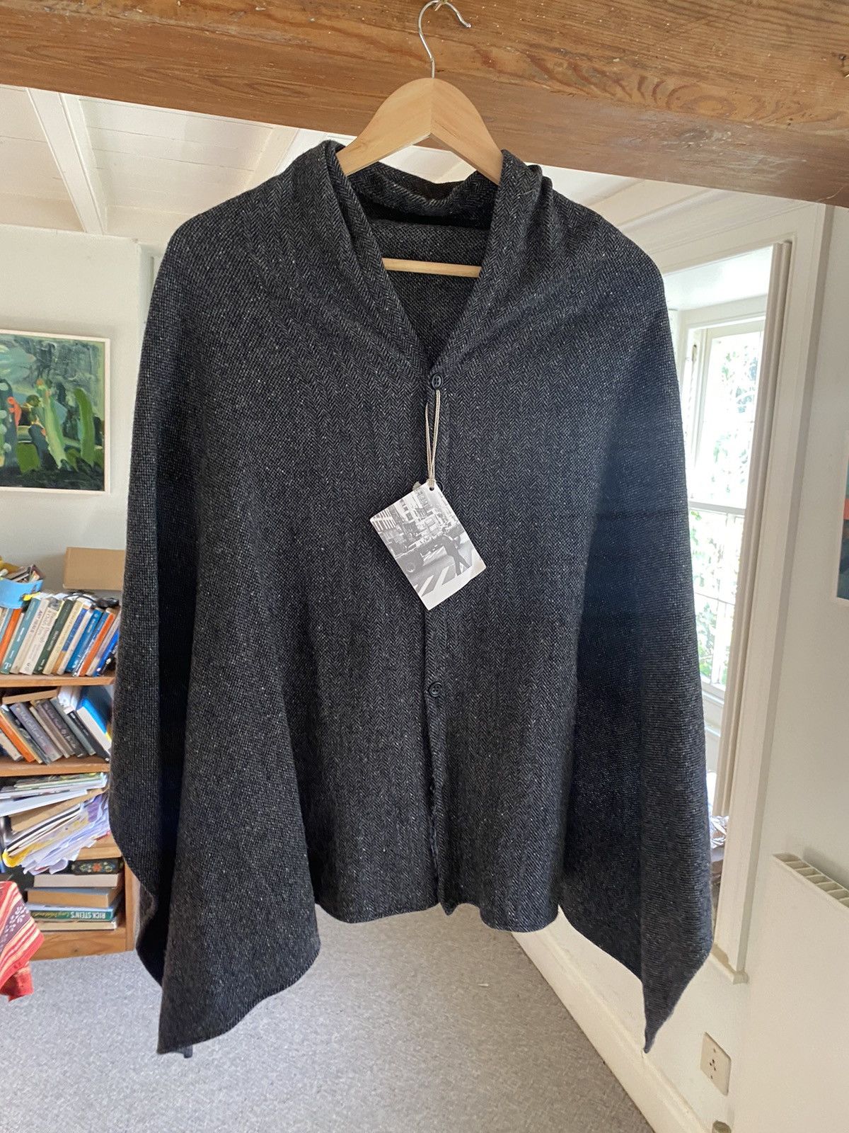 Engineered Garments Wool shawl cape | Grailed