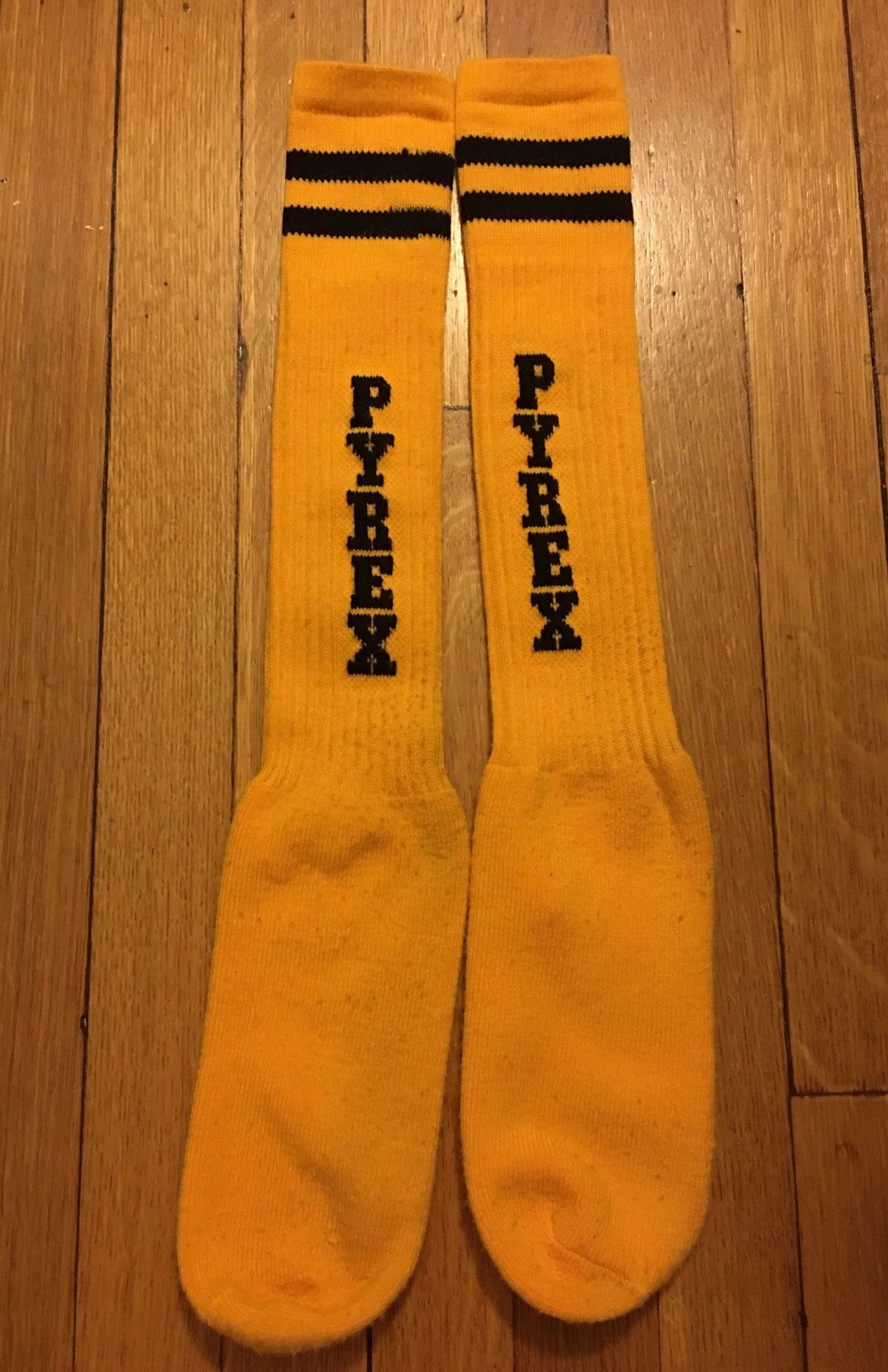 Pyrex Vision Yellow Pyrex Tube Socks | Grailed