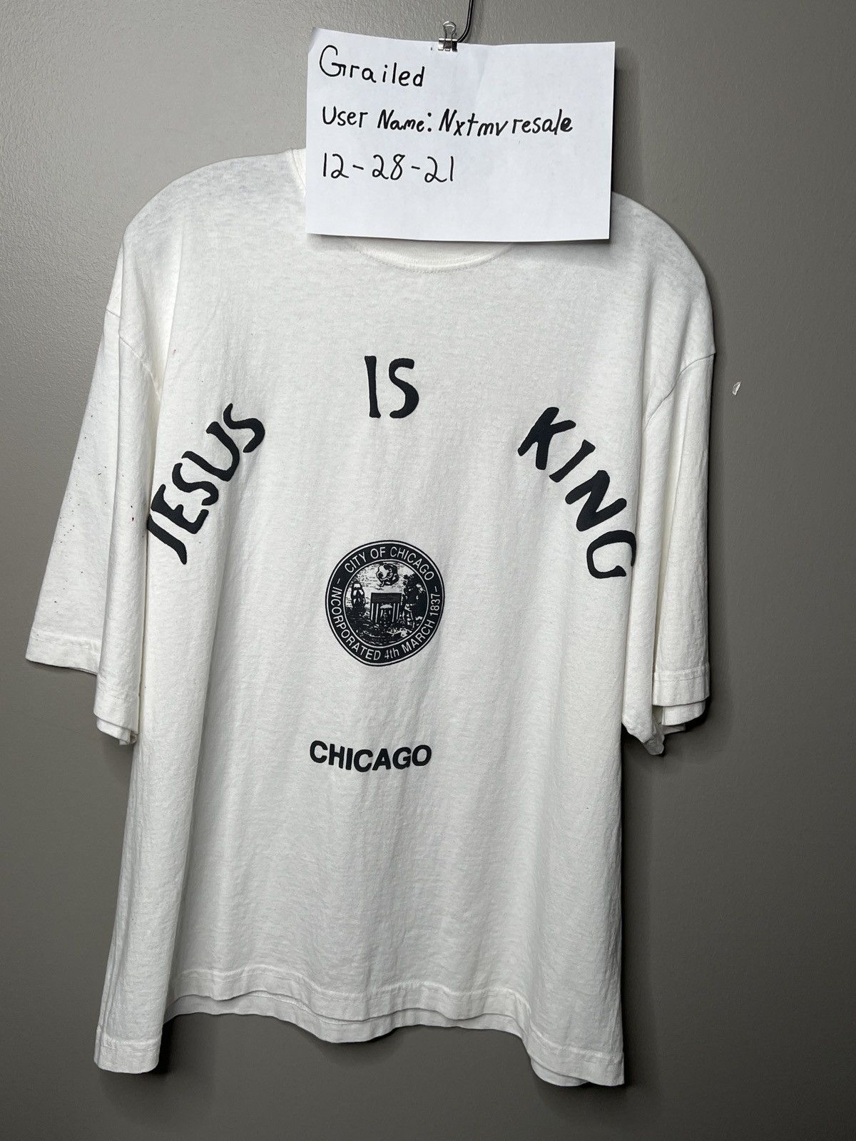 Kanye West Yeezy Jesus is King Yeezy Shirt | Grailed