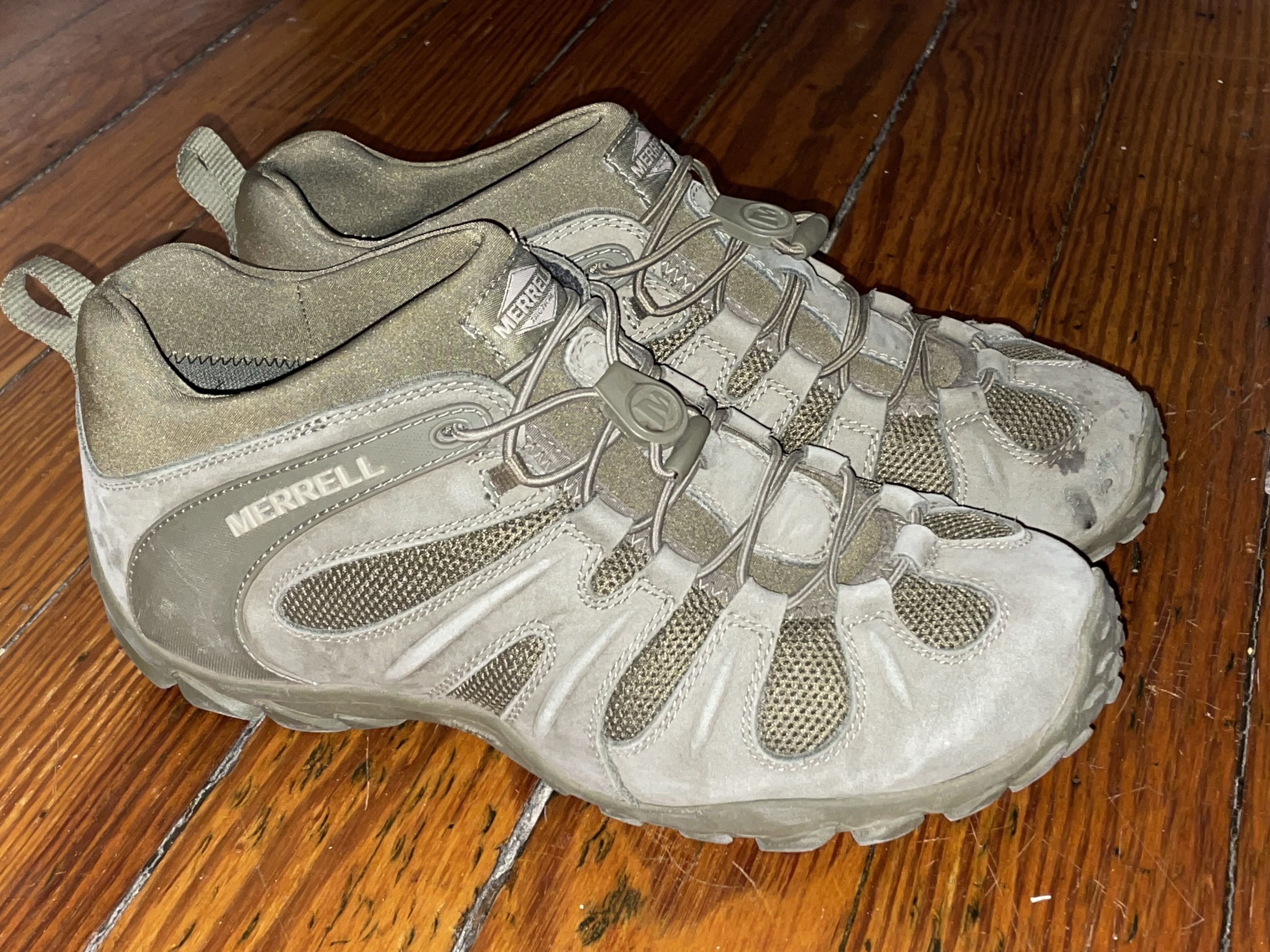 Merrell Merrell Chameleon 8 Stretch Tactical Boots Green Mens 9 | Grailed