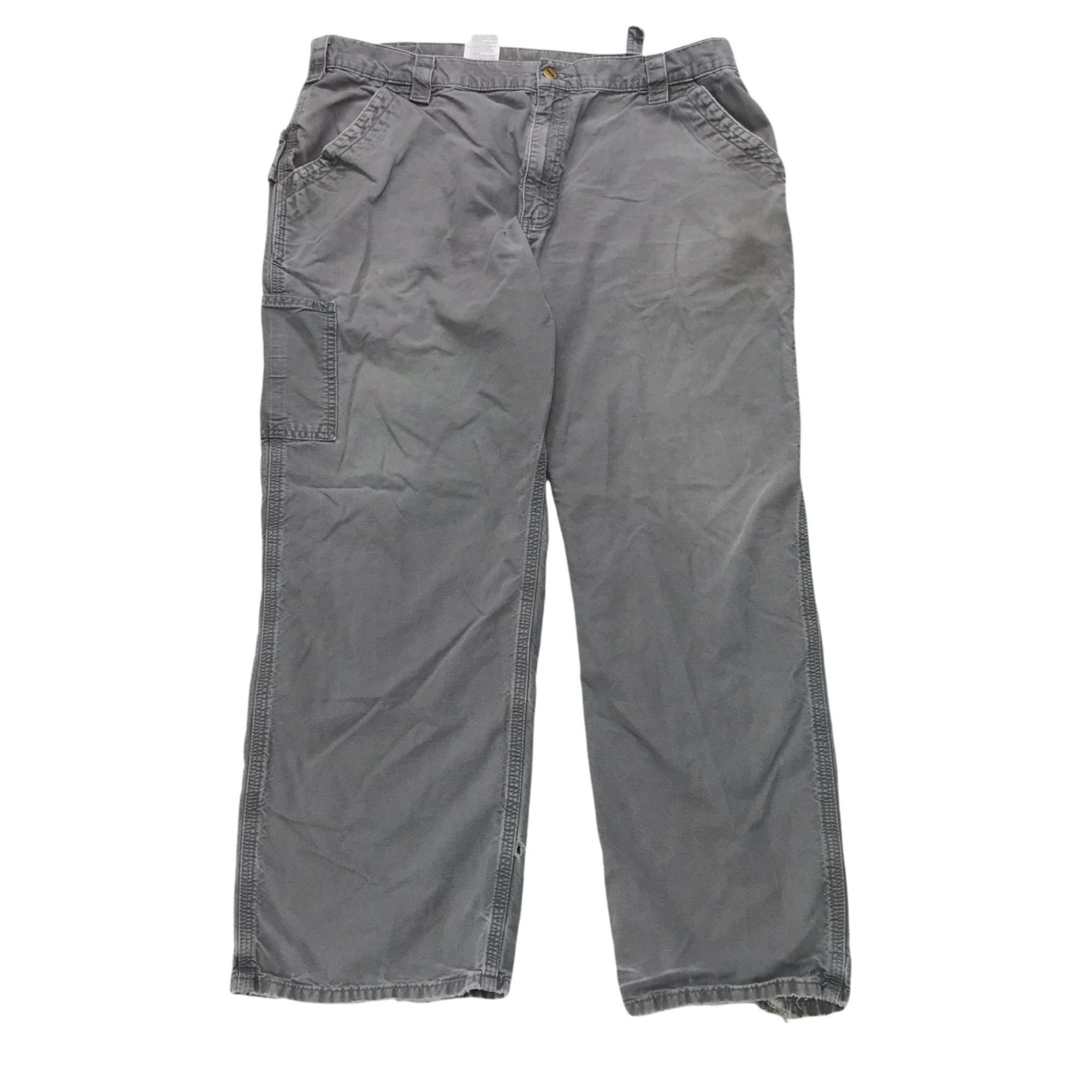 Carhartt Carhartt B151-FAT Fatigue Grey Work Dungaree Fit Pants 40 ...