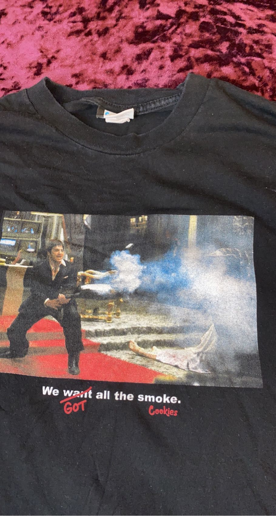 Cookies × Universal Studios Cookies Scarface long sleeve t-shirt | Grailed