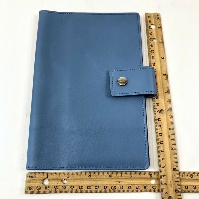 Shinola Shinola Leather Medium Journal Cover Light Denim Blue | Grailed
