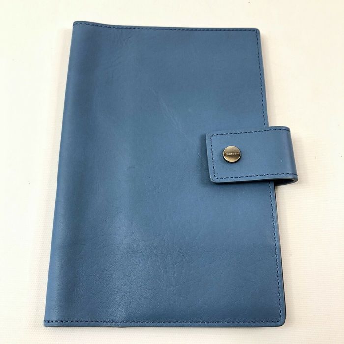 Shinola Shinola Leather Medium Journal Cover Light Denim Blue | Grailed