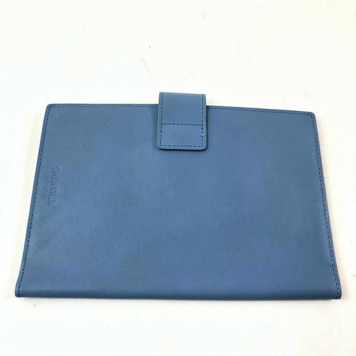 Shinola Shinola Leather Medium Journal Cover Light Denim Blue | Grailed