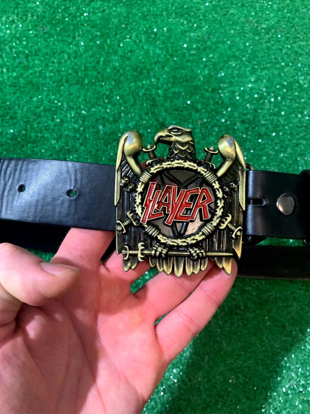 Band Tees × Rock Tees × Slayer Slayer Belt Vintage | Grailed