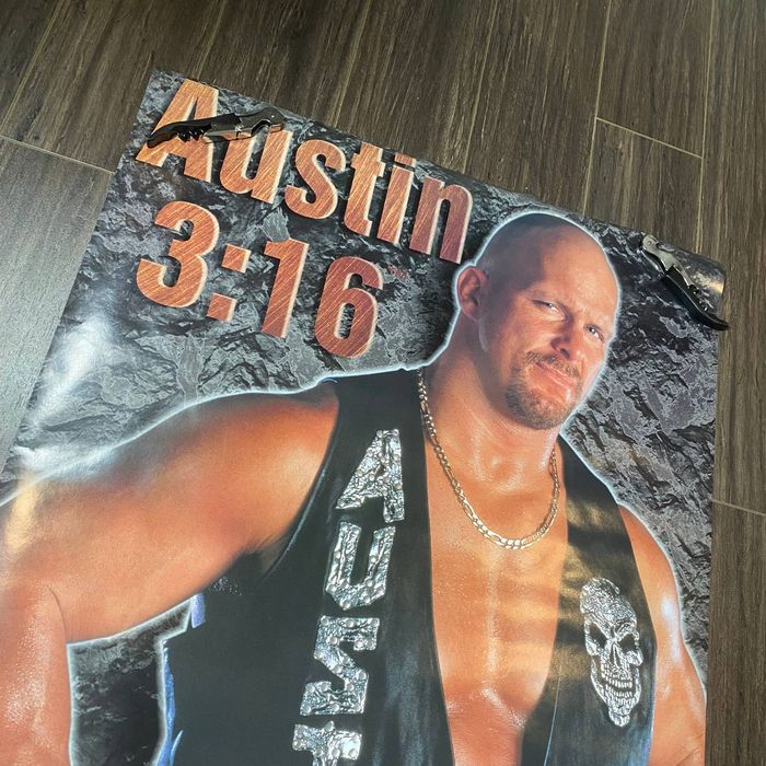 Vintage WWF Wrestling Stone Cold Poster Vintage 2000 | Grailed