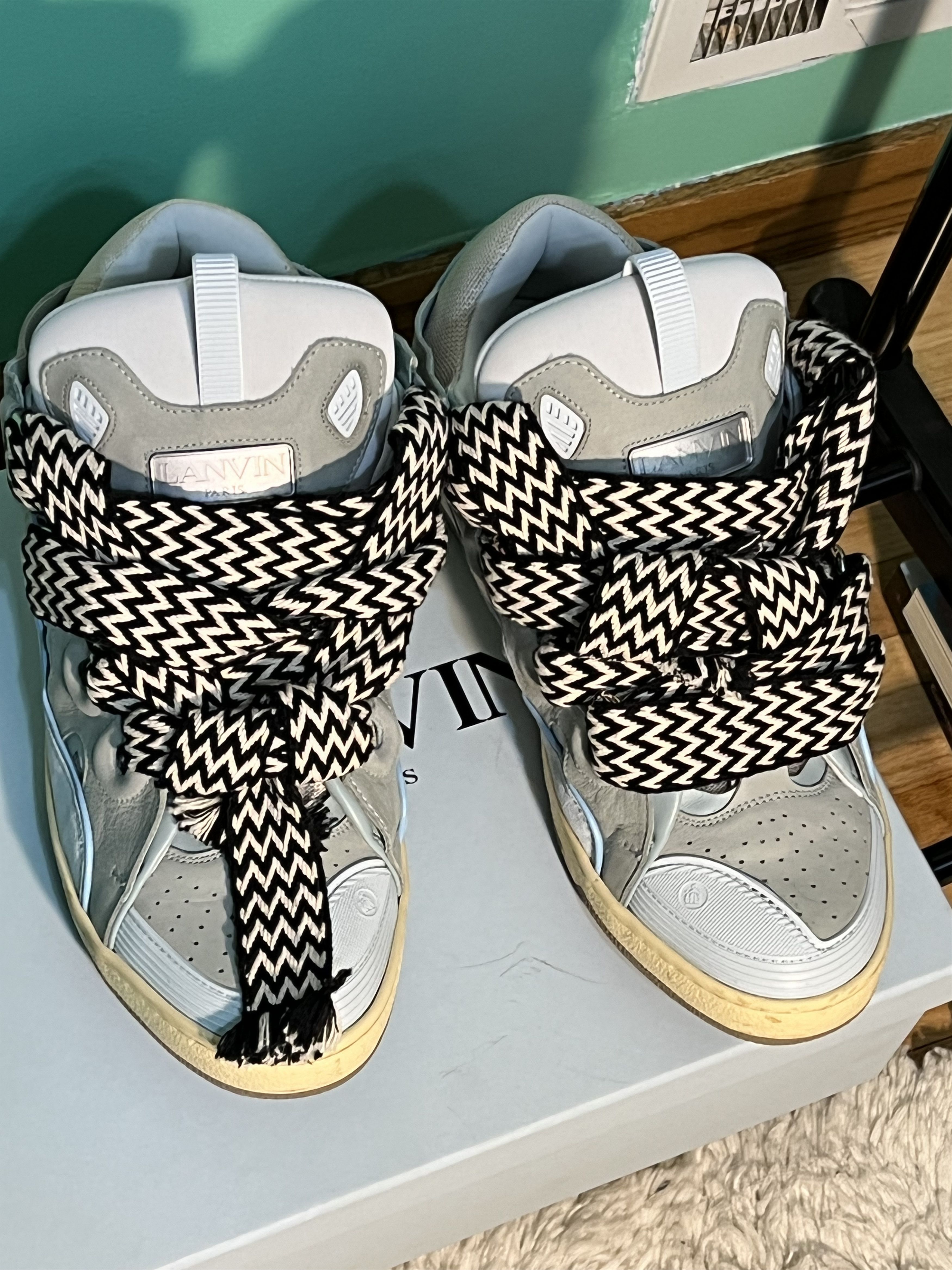 Lanvin Curb Sneaker Baby Blue | Grailed