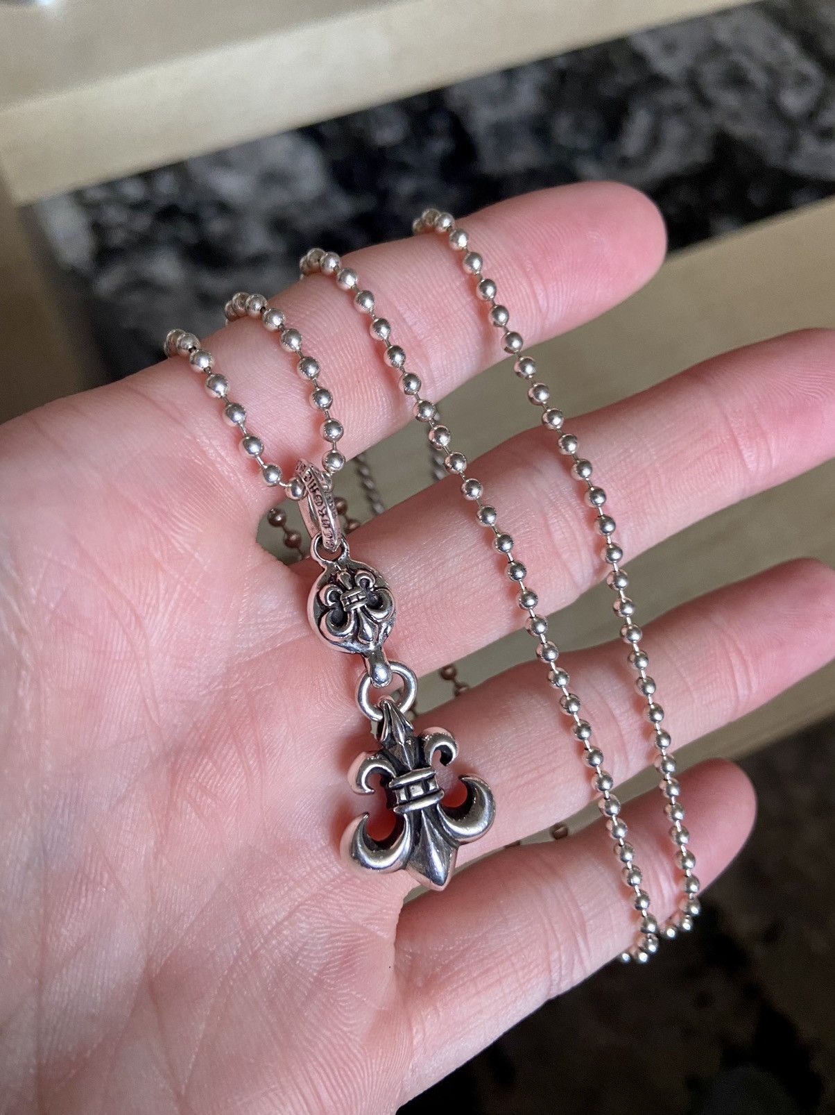 Vintage Chrome Hearts Dagger Ball Chain | Grailed