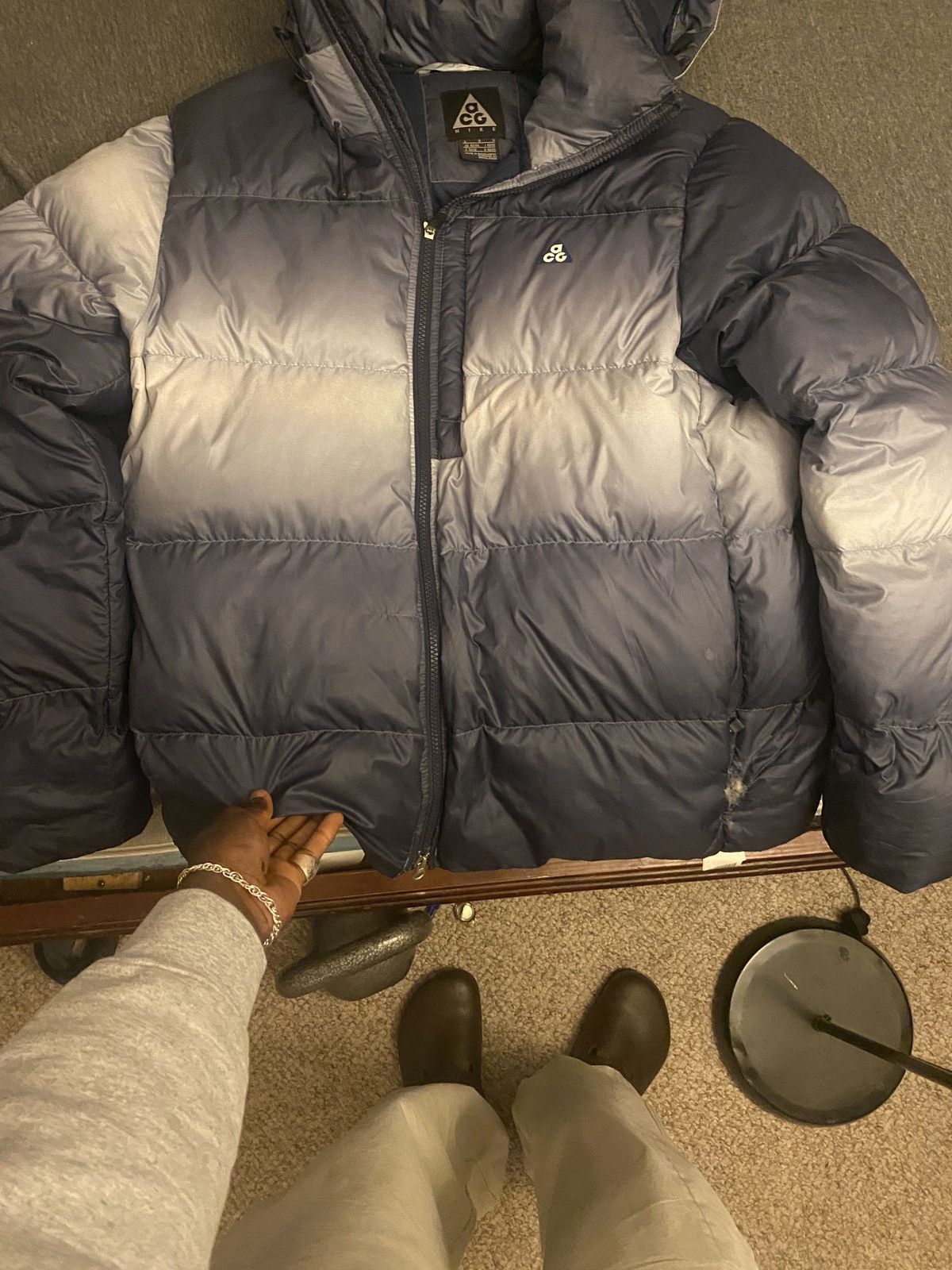 Errolson Hugh × Nike × Nike ACG NIKE ACG RARE GRADIENT GOOSE DOWN PUFFER JACKET | Grailed