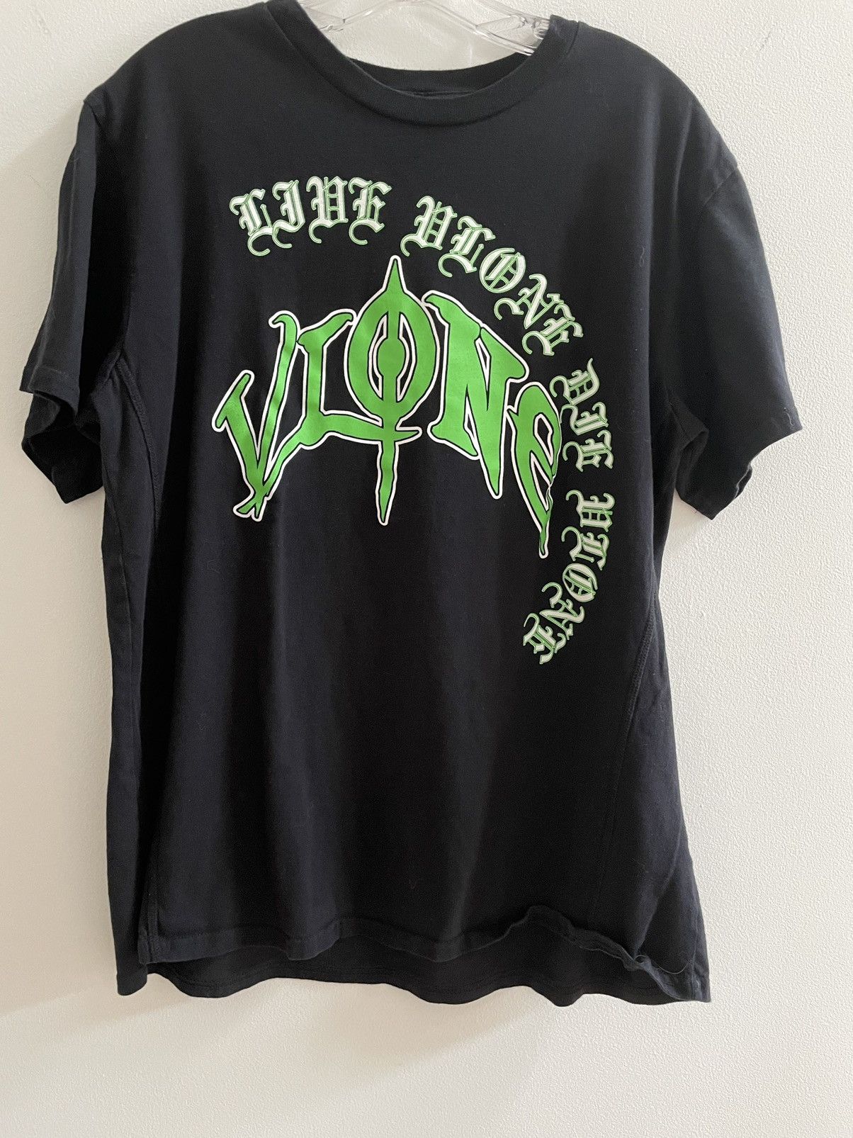 Vlone vlone sulphur gothic tee green | Grailed