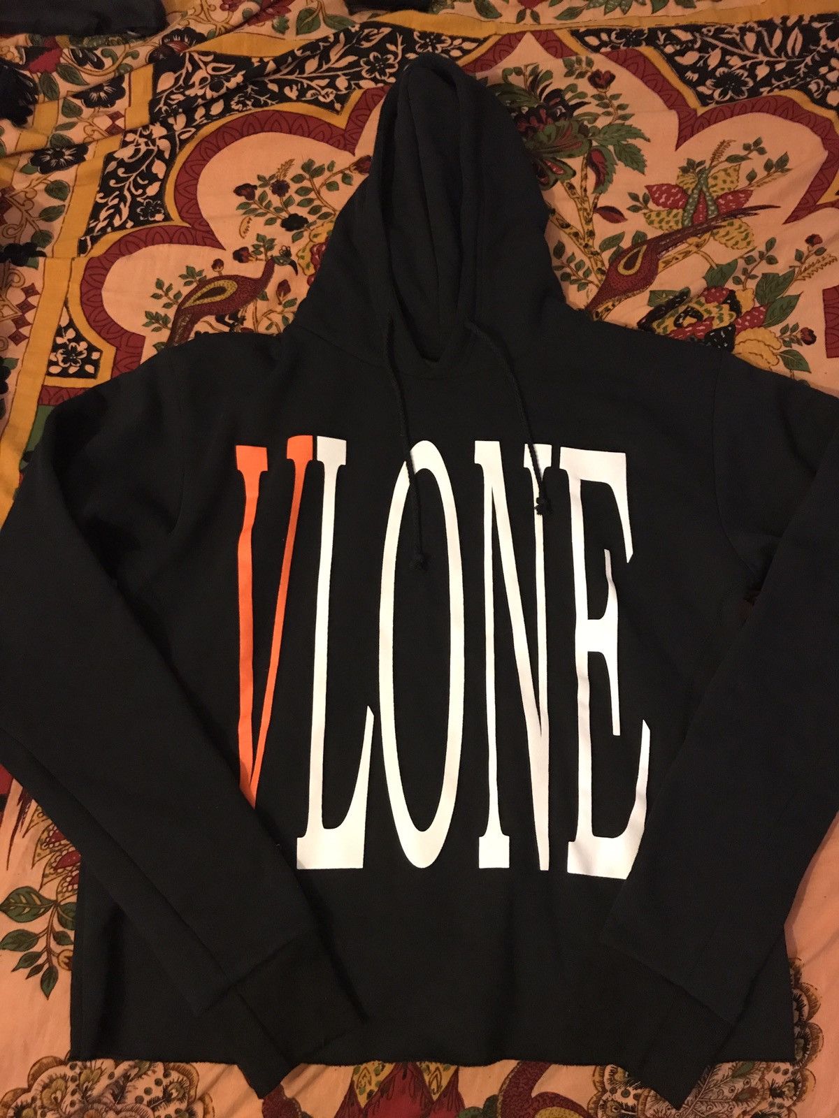 Vlone VLONE Reversible Cropped Hoodie | Grailed