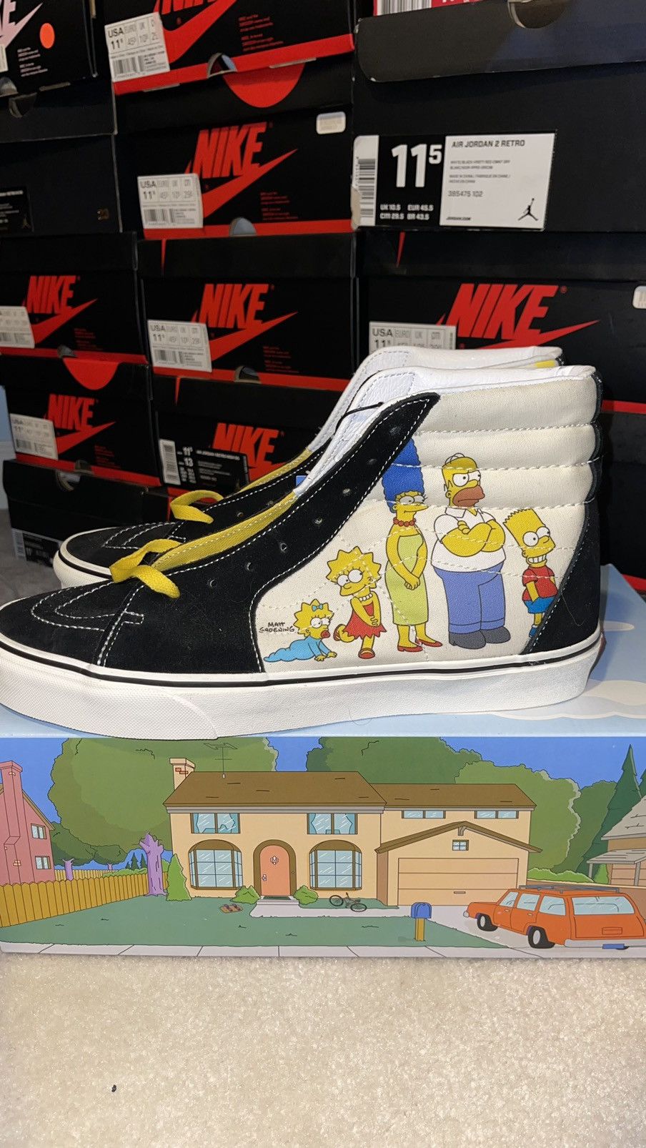 Vans Vans High Tops “ The Simpsons” 2020 release | Grailed
