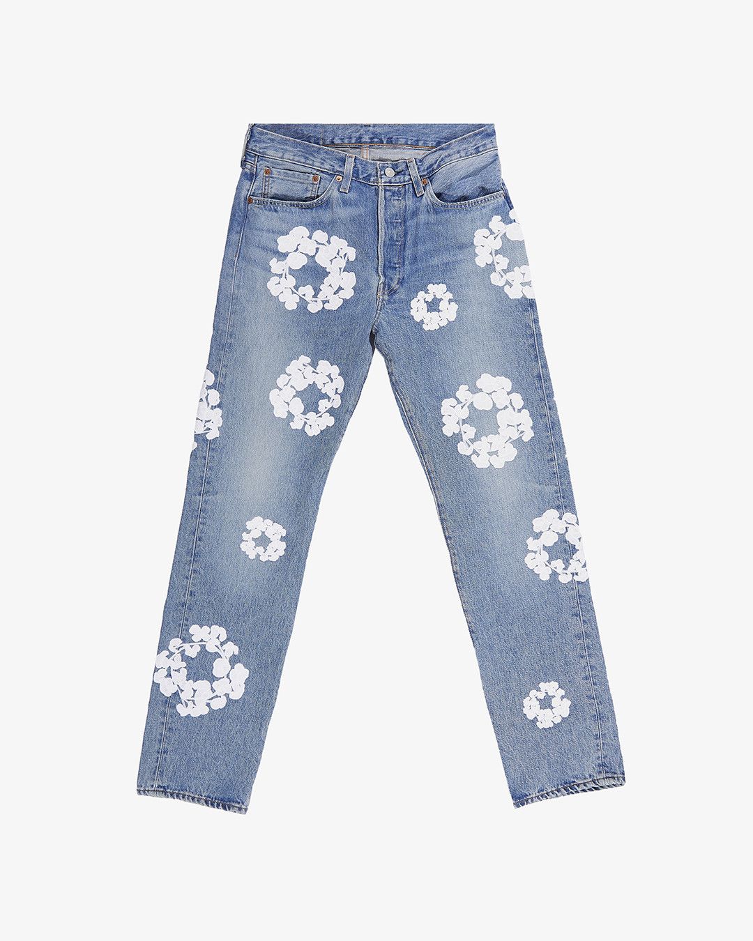 DENIM TEARS DENIM TEARS CHAIN STITCH COTTON WREATH DENIM | Grailed