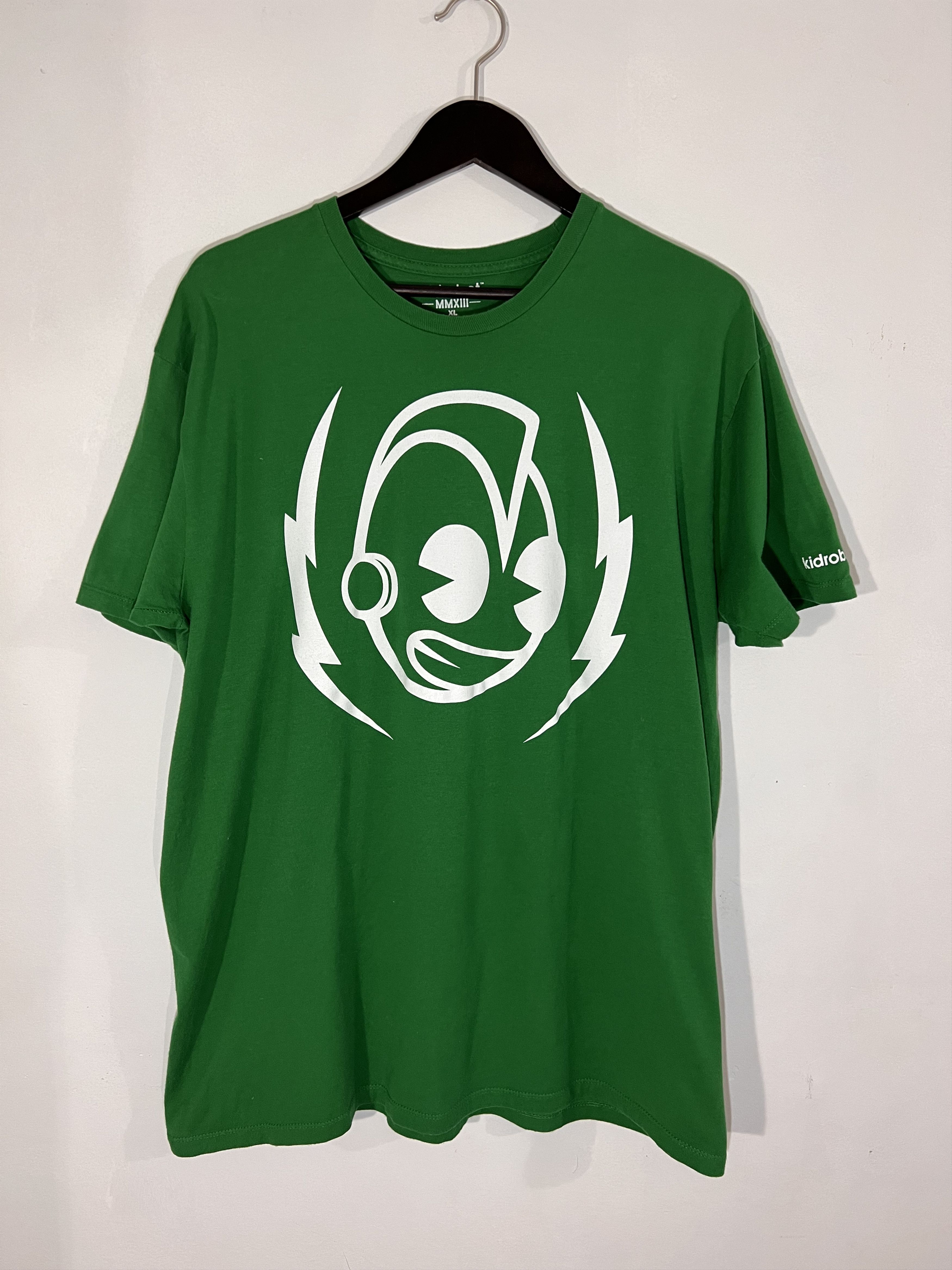 Kid Robot KidRobot Green Face Cotton Tee T Shirt | Grailed