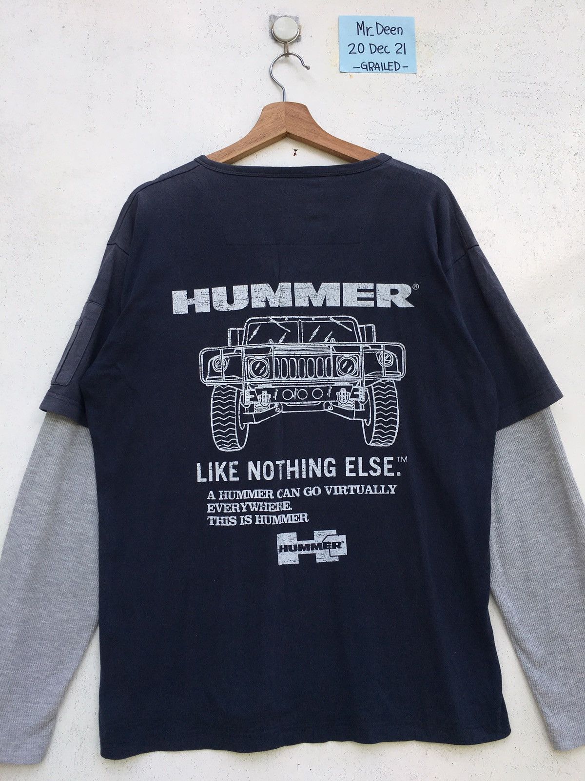 Vintage Rare Vintage Hummer Longsleeve Shirt | Grailed