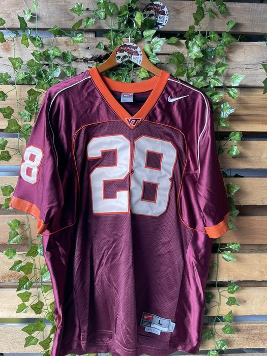 Nike Vintage Virginia Tech Football Jersey Nike Stitched Large | Grailed