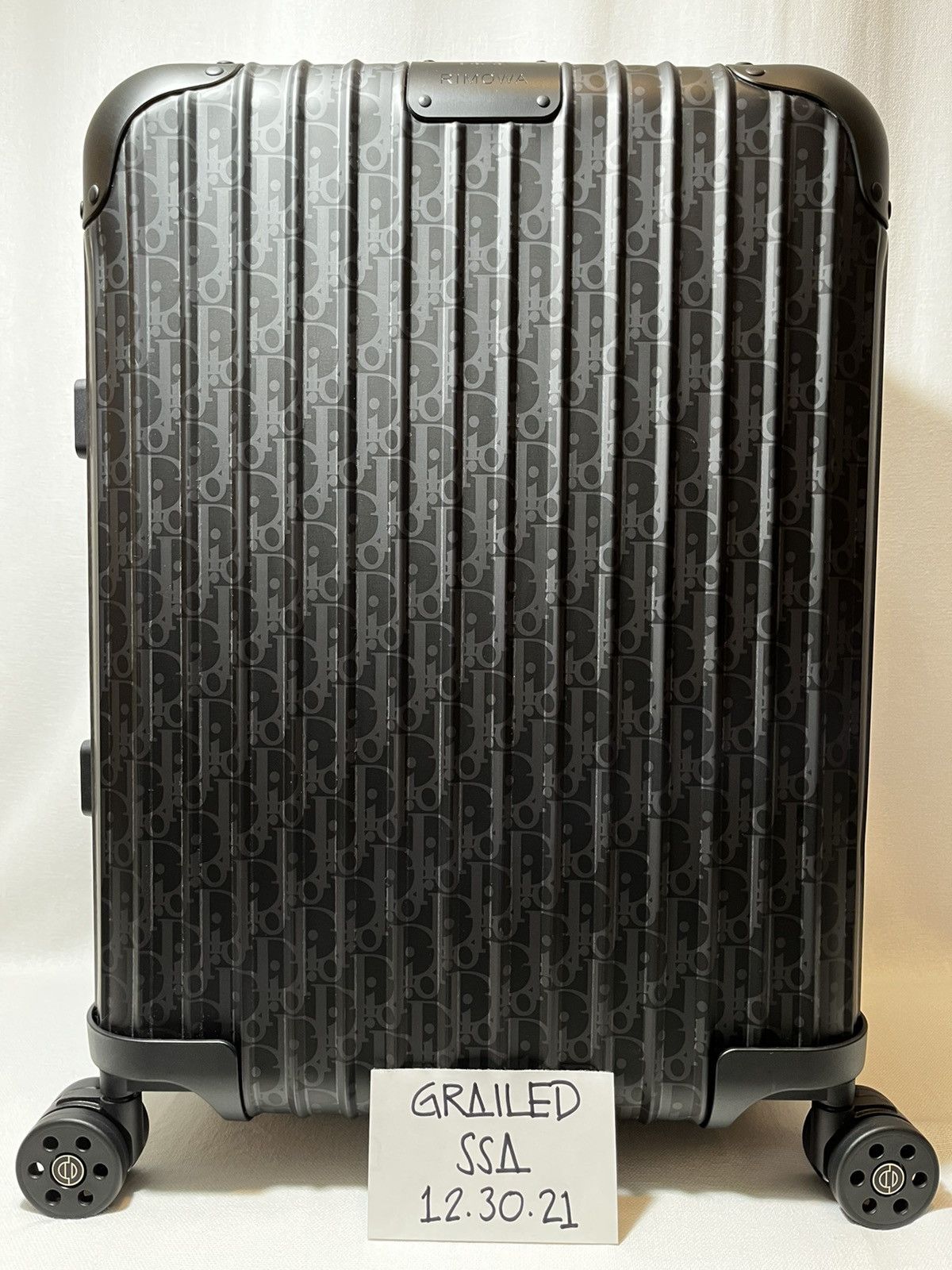 Dior × Kim Jones × Rimowa Rimowa Dior Cabin Black | Grailed