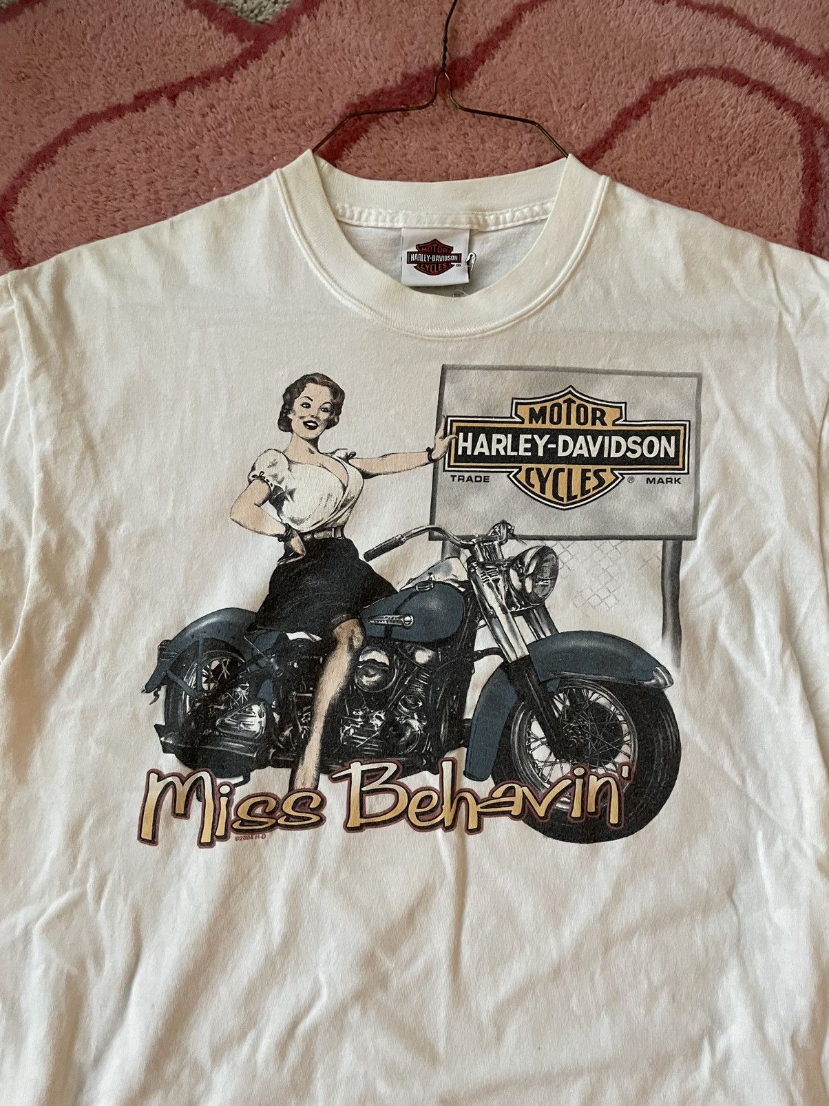 Harley Davidson × Vintage Miss Behavin Harley Davidson T | Grailed