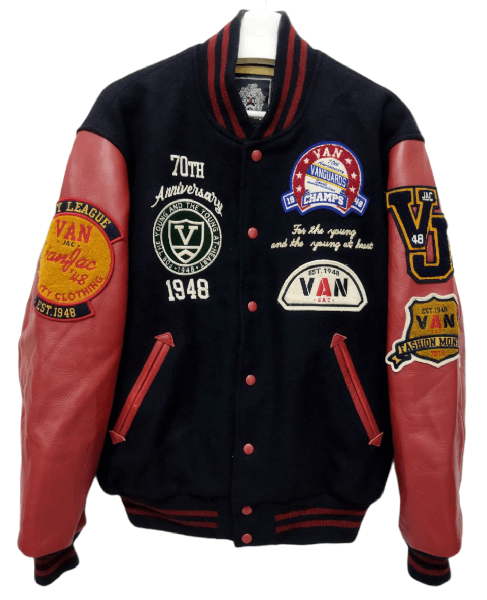 Van Rare!! VAN JAC 70th Anniversary Varsity Jacket | Grailed