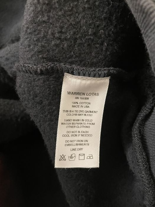 Warren Lotas Warren Lotas Slashed mask zip up hoodie medium | Grailed