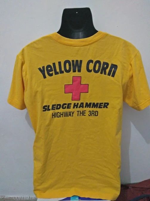 Racing × Vintage × Yellow Corn 🔥 90s Yellow Corn Sledge Hammer Highway ...