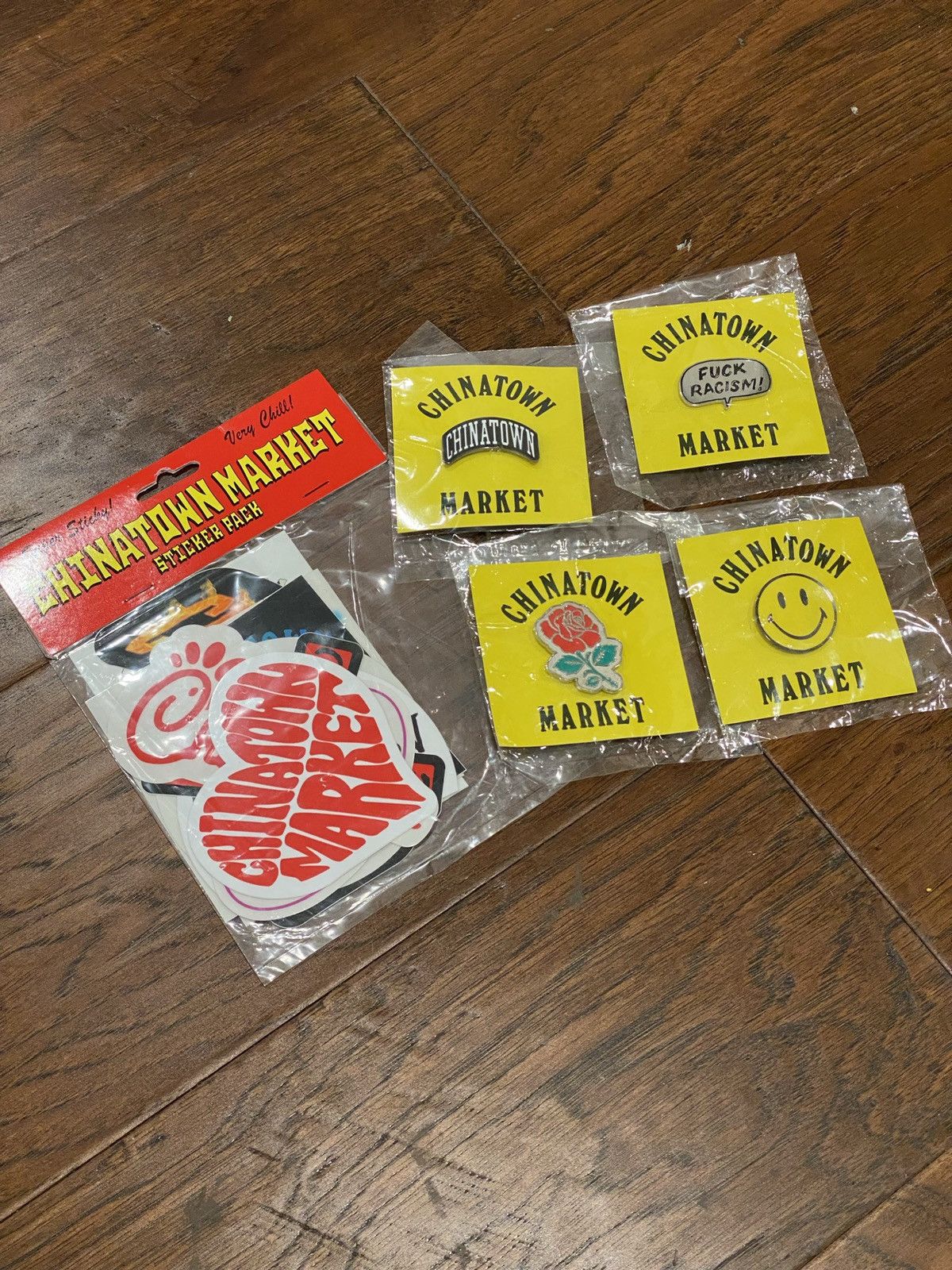 Market Chinatown Market Pins and Sticker Pack Accessories Bundle | Grailed