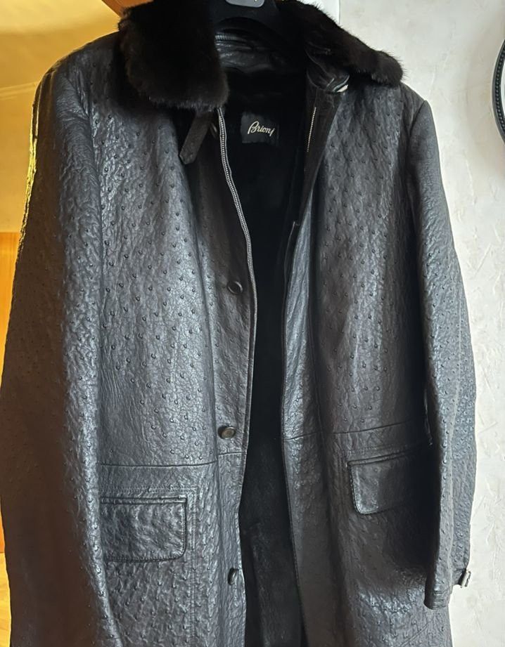 Brioni brioni ostrich leather winter coats | Grailed