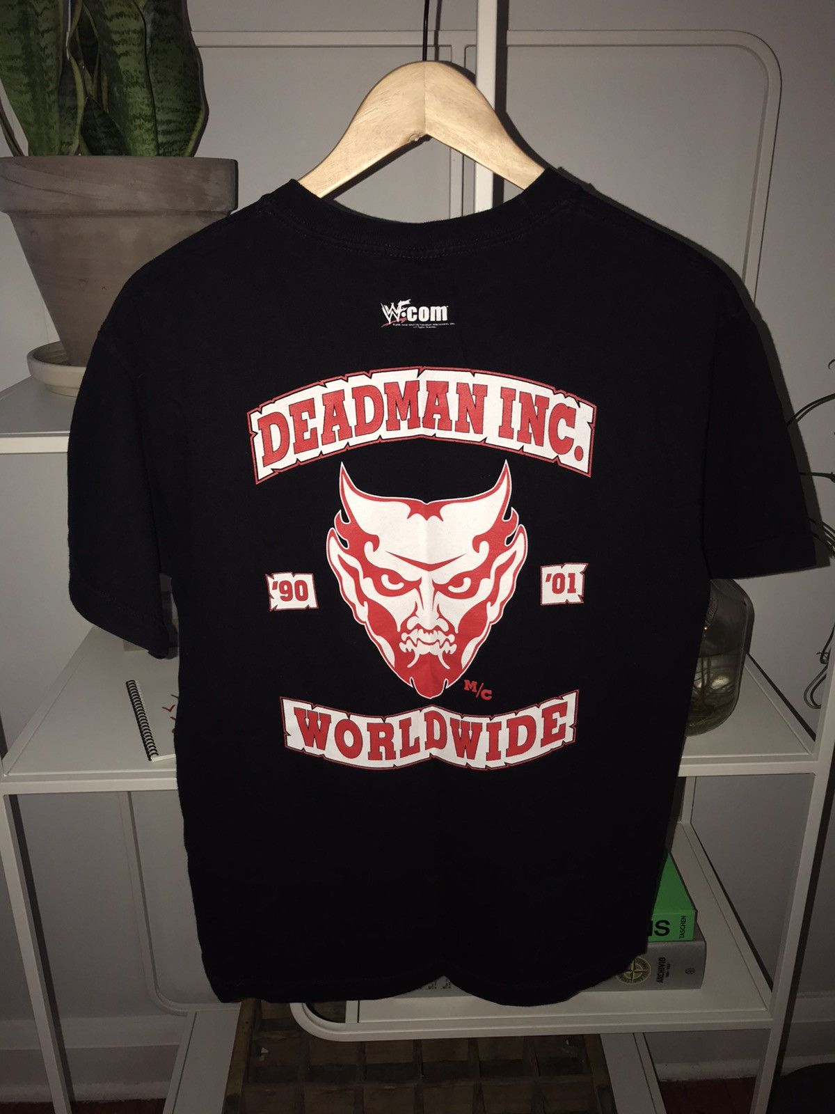 Vintage Vintage WWF Deadman Inc Undertaker Devil M/C Tee Shirt | Grailed