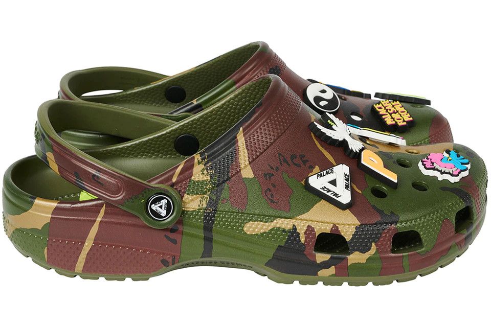 Crocs × Palace Crocs Classic Clog Palace Jungle Camo | Grailed