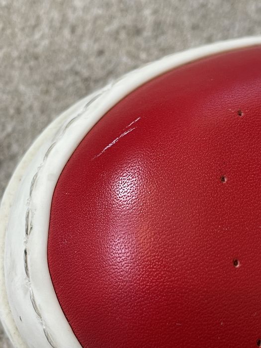 Rick Owens Rare Red Geobasket | Grailed