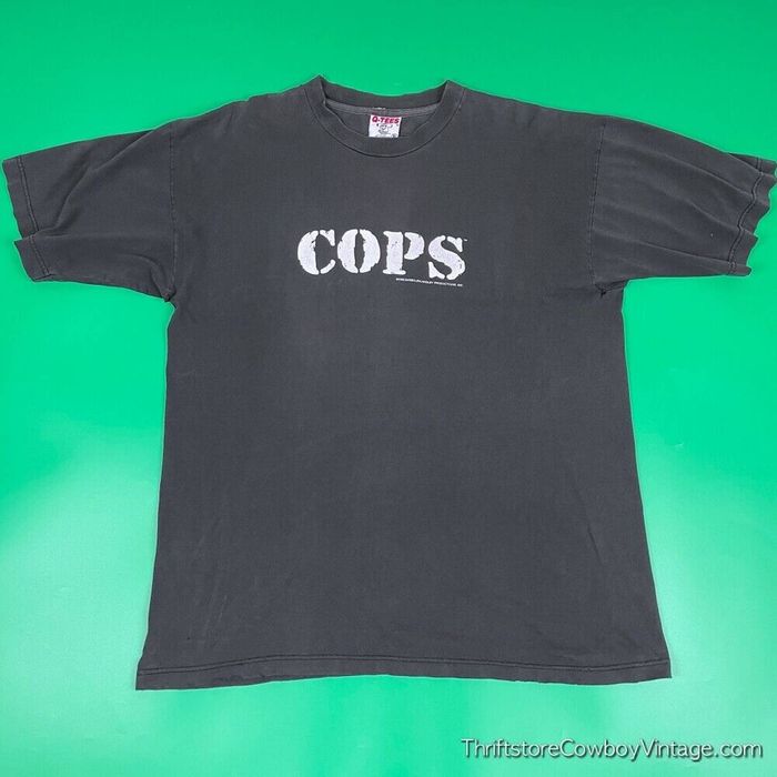 Vintage Vintage 1996 COPS T-SHIRT Fox television TV show 90s police ...