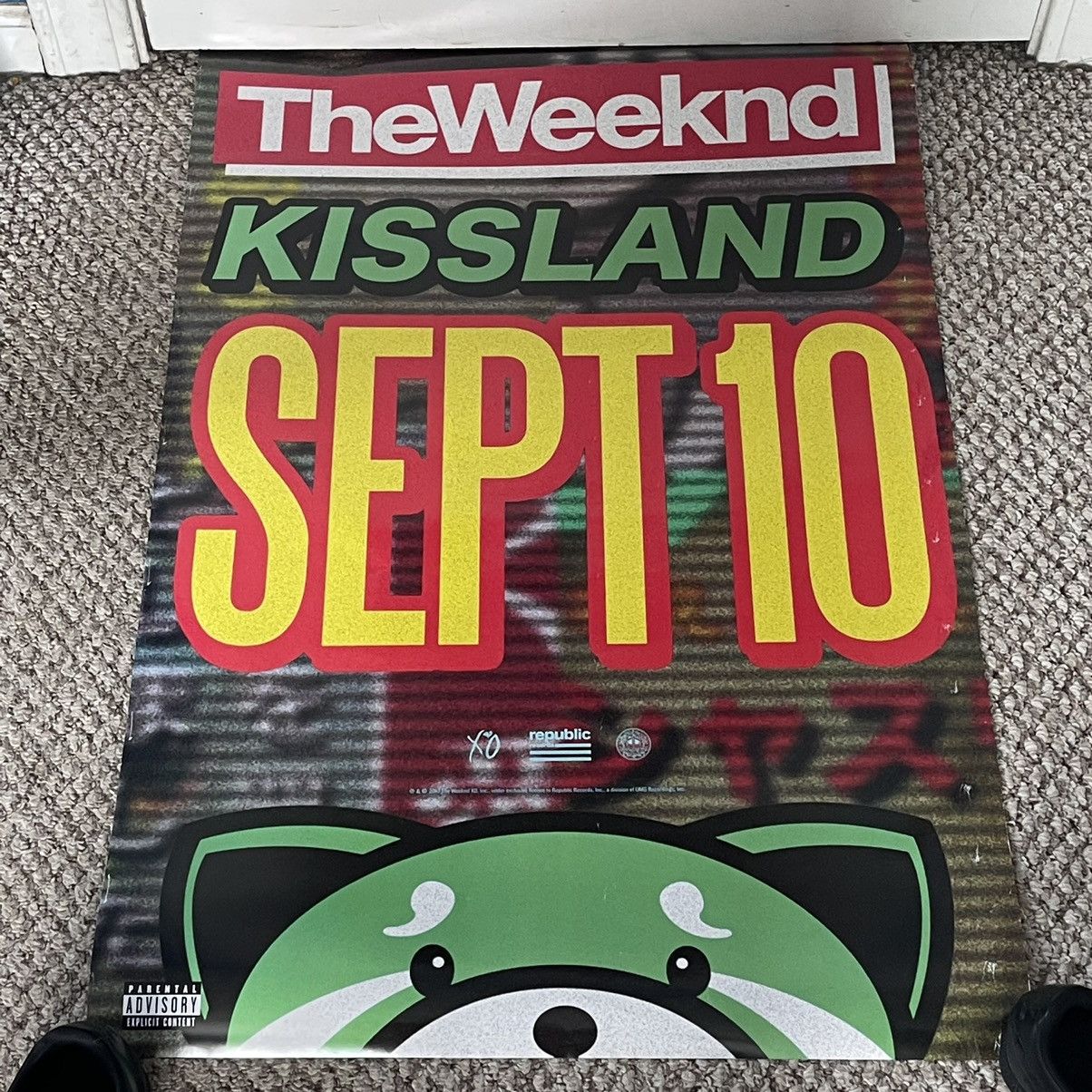 The Weeknd The Weeknd Kiss Land Poster | Grailed