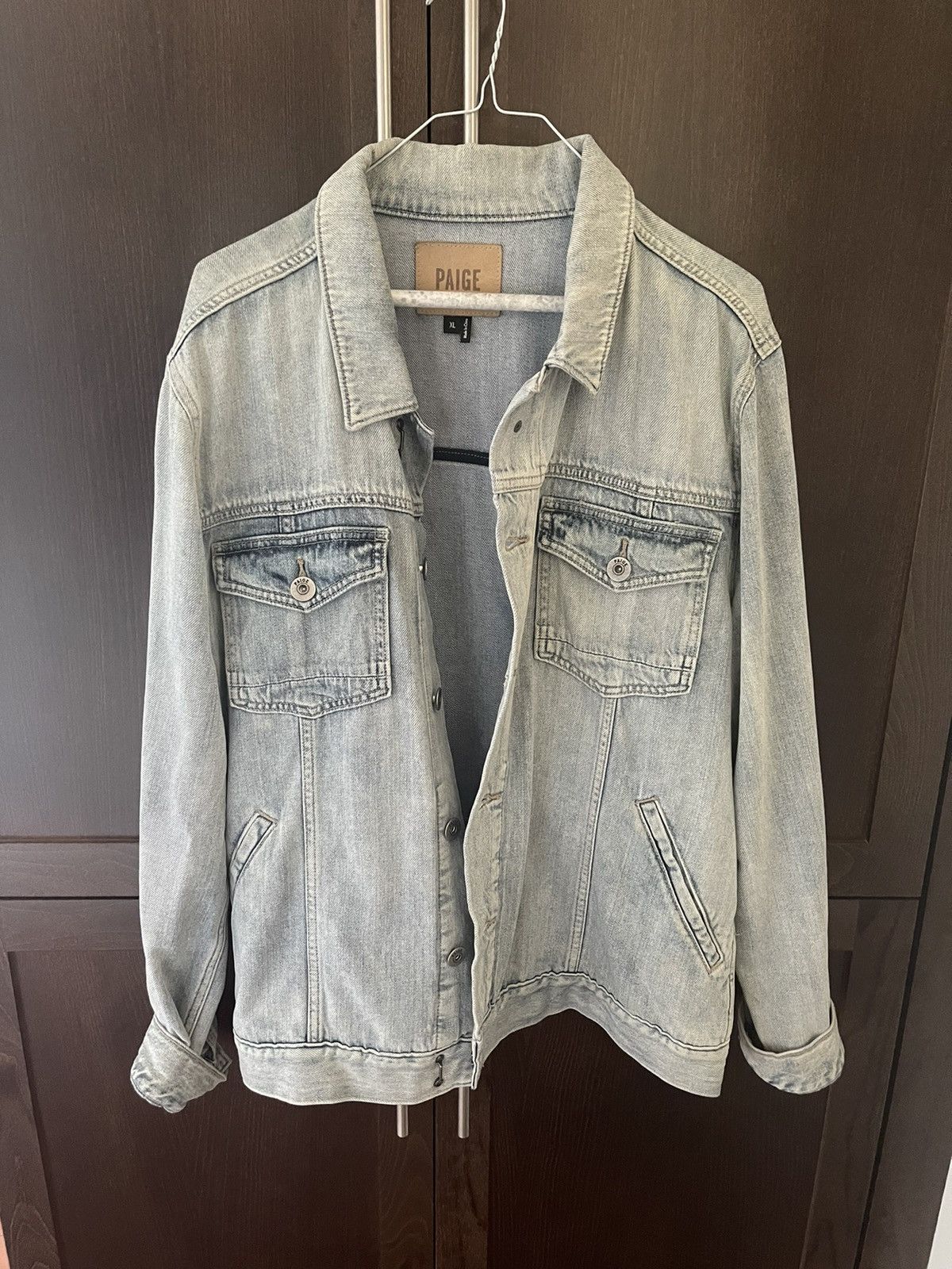 Paige Paige Denim Jean Scout Jacket - XL light blue - like new! | Grailed
