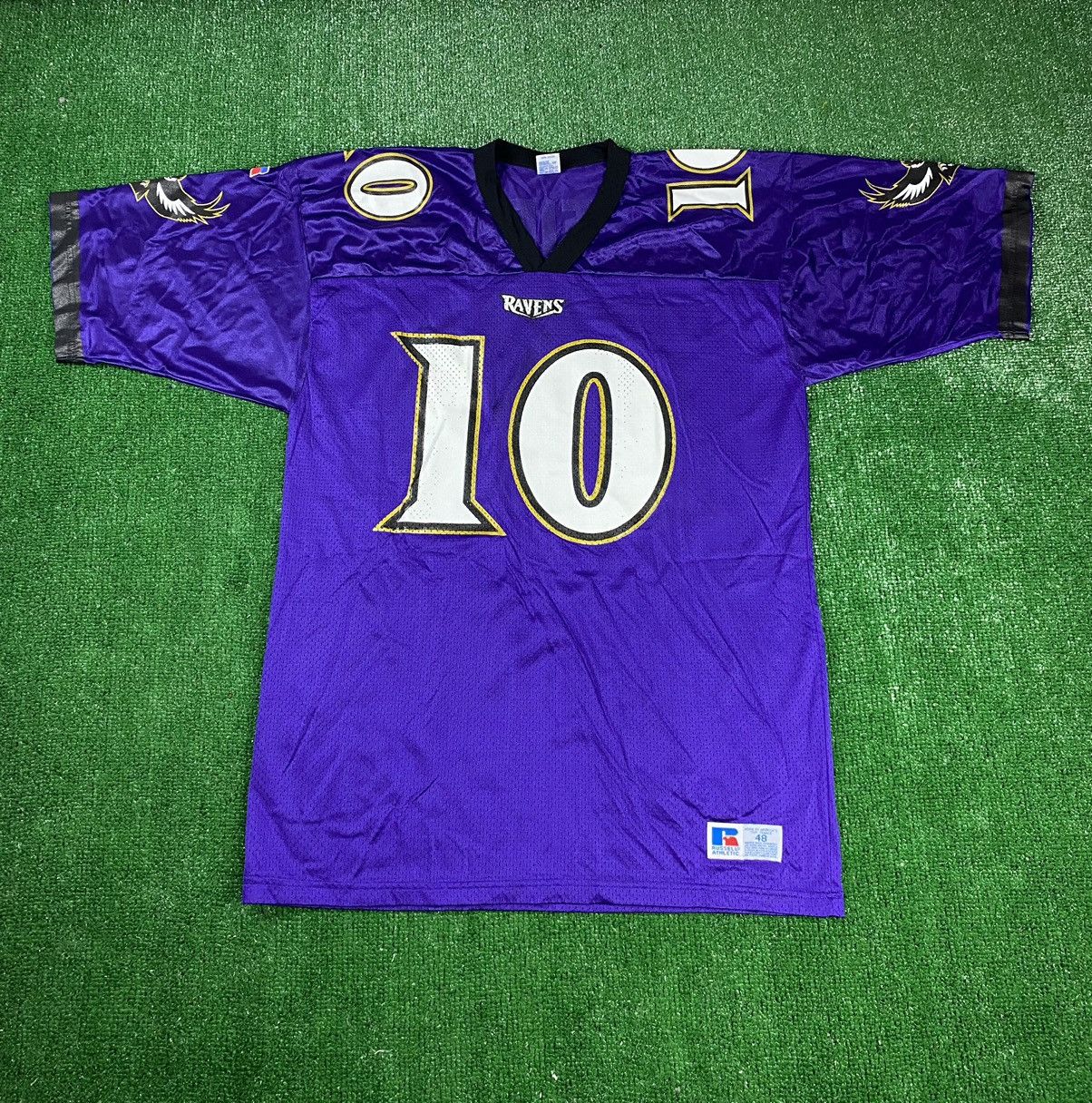 NFL × Russell Athletic × Vintage Vintage 90s Baltimore Ravens Eric ...