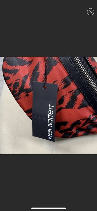 Neil Barrett Neil Barrett Belt Bum Bag red black | Grailed