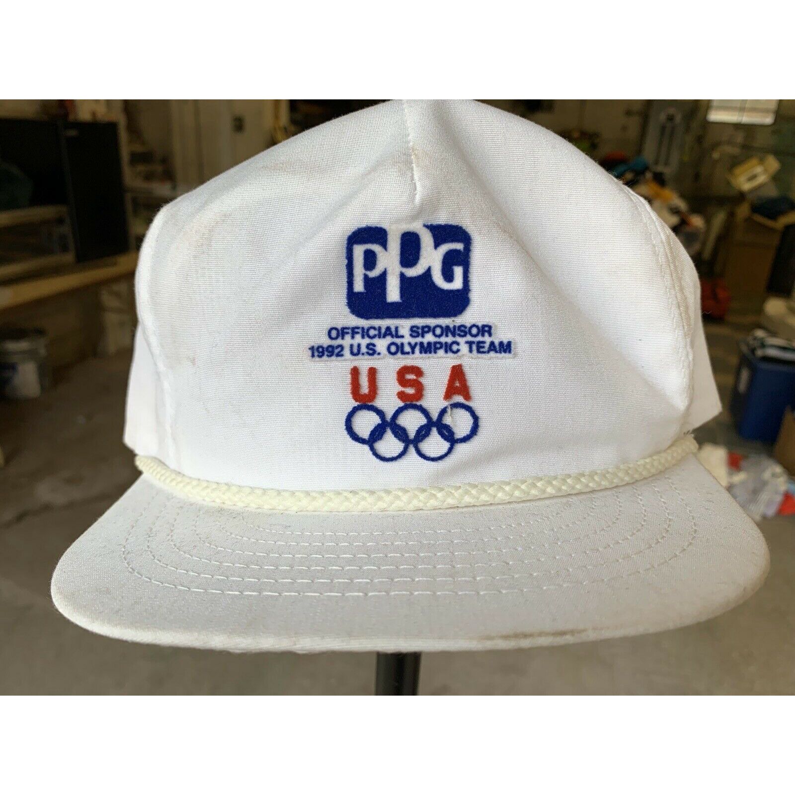 Vintage Vintage USA Olympic Hat 1992 PPG White OSFA 90s | Grailed