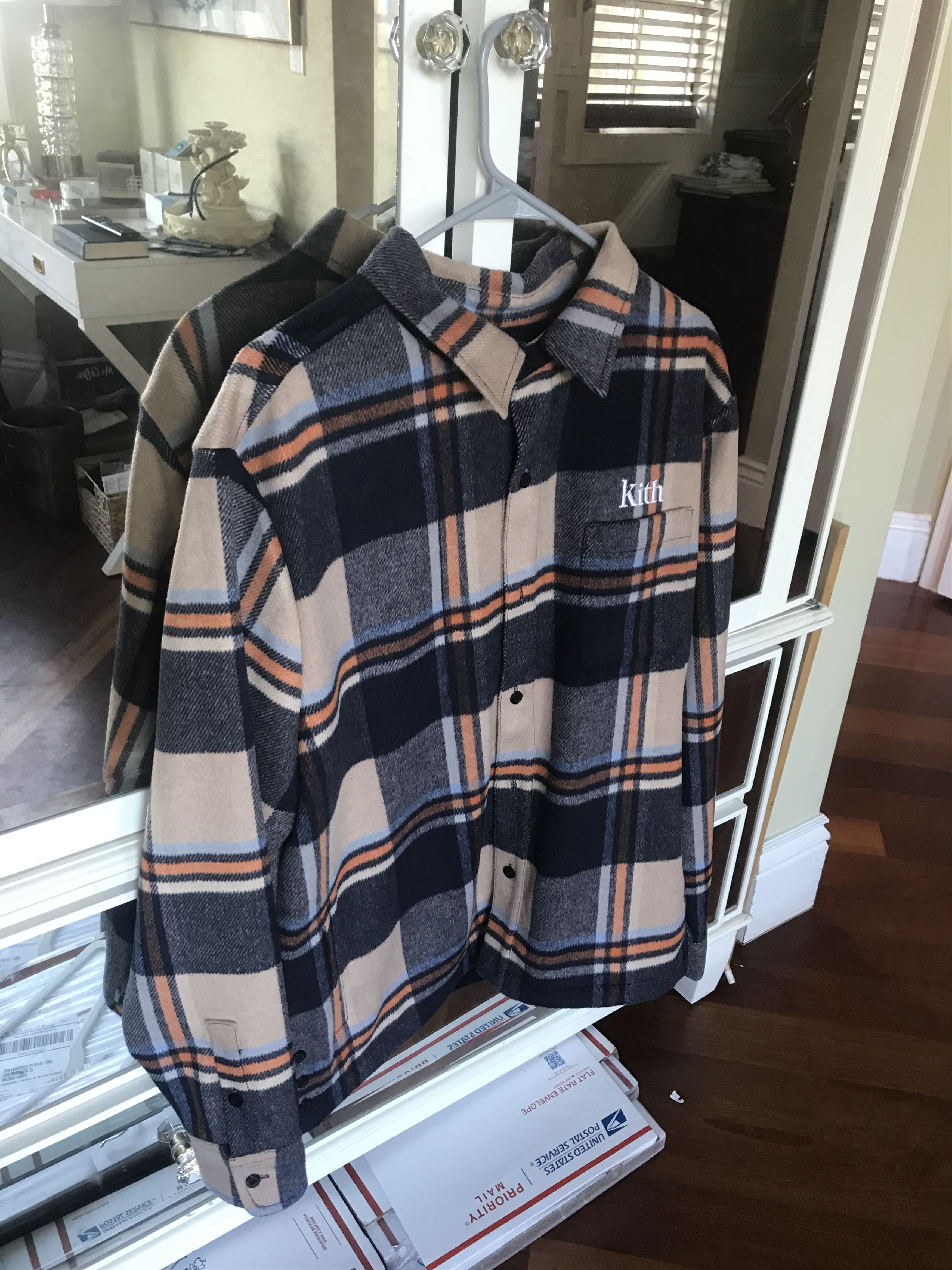 Kith RARE Kith Ginza Heavyweight Flannel Shirt | Grailed