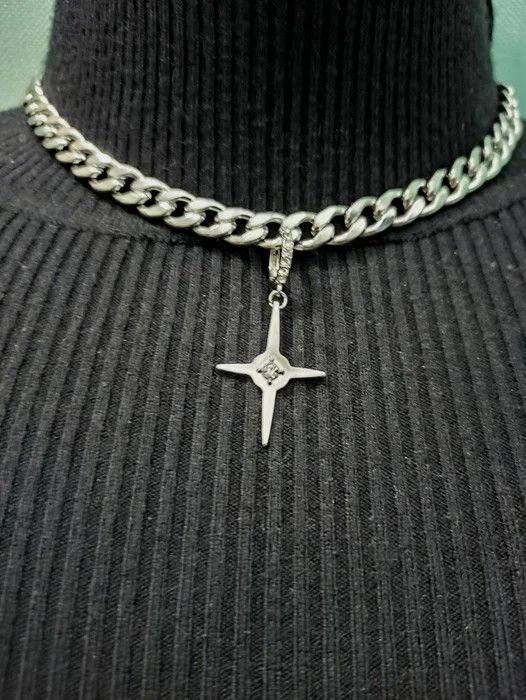 Chain Gothic star necklace chain | Grailed
