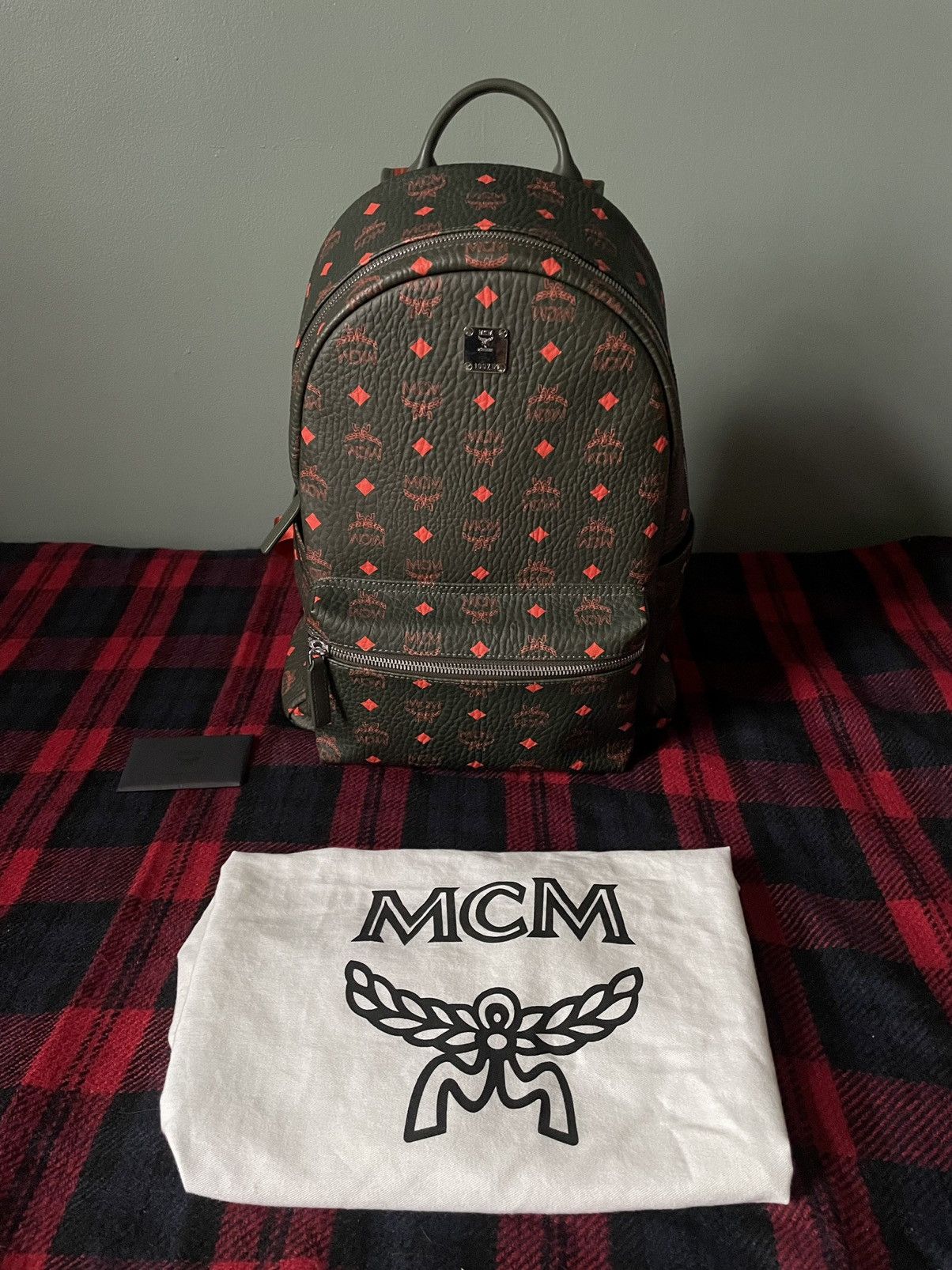 MCM MCM Backpack (Winter Moss/Deadstock) | Grailed