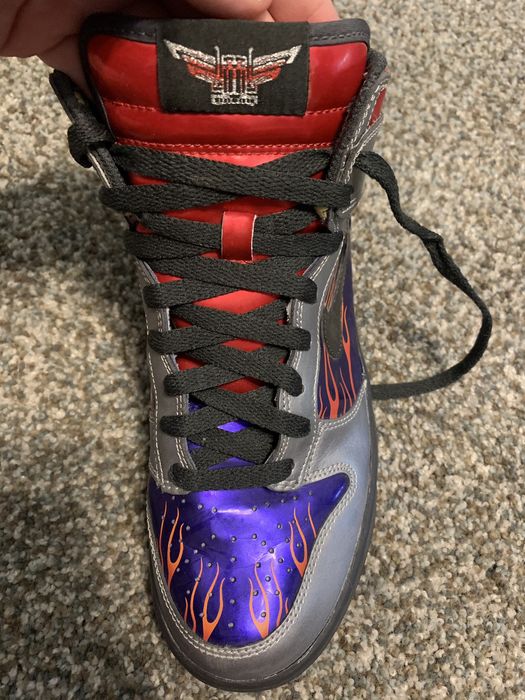 Nike Nike Transformer “Optimus Prime” dunk high | Grailed